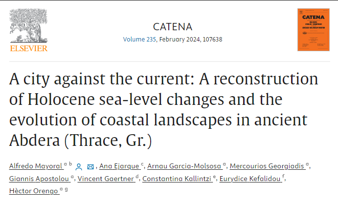 Open Access! A city against the current: A reconstruction of Holocene ...